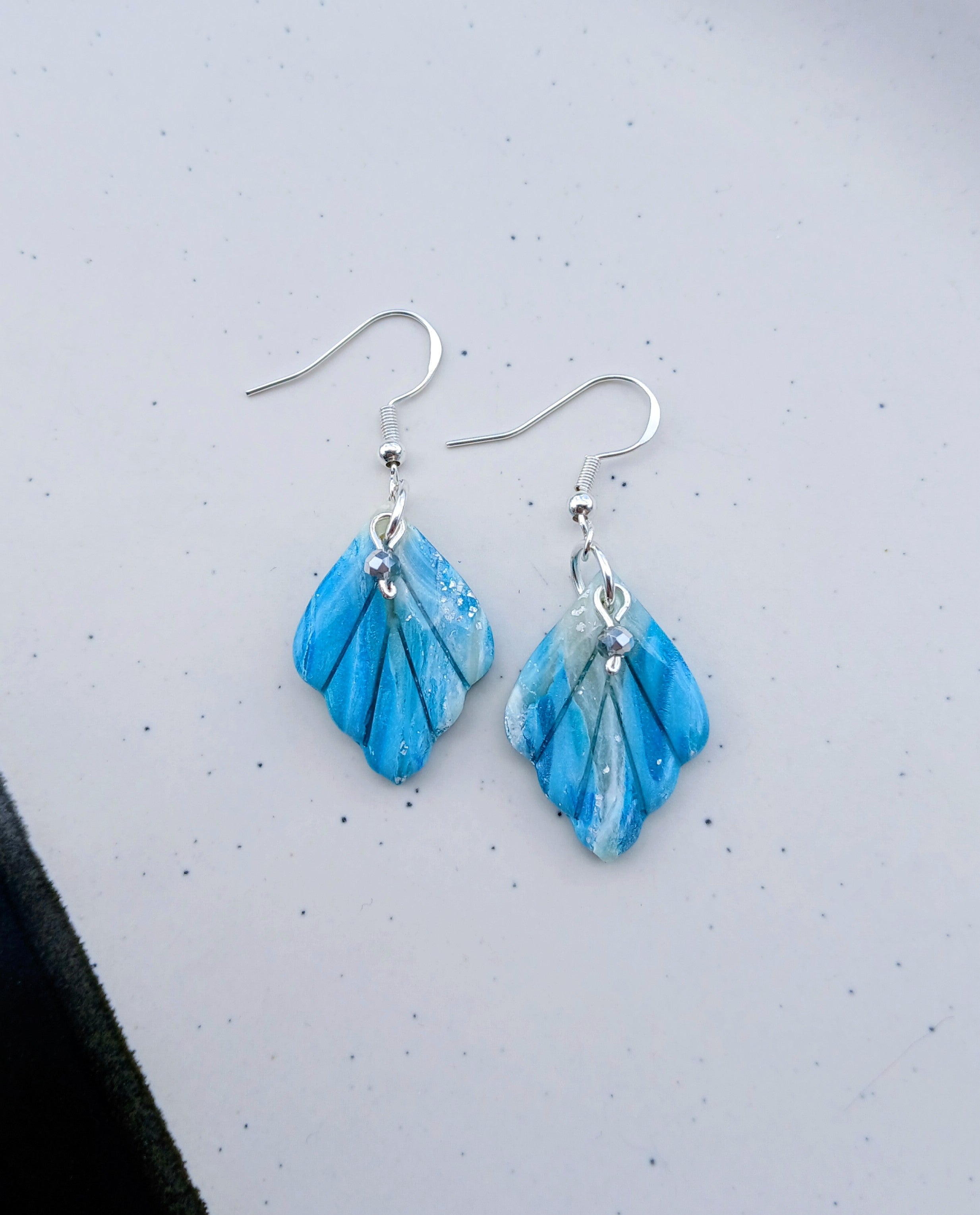 Sky Blue Arctic | High Quality Handmade Polymer Clay Earrings – A Heart ...
